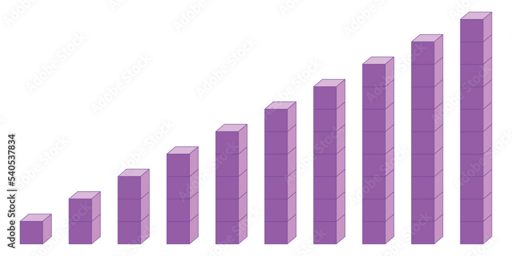 Counting blocks for math 1 to 10. Counting to ten. Numbers blocks ...