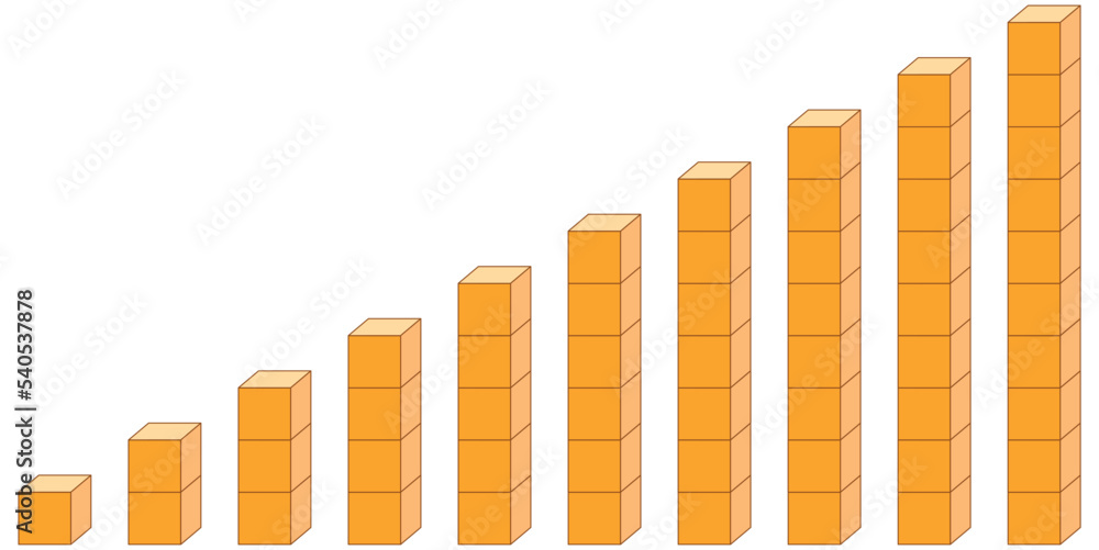 Counting blocks for math 1 to 10. Counting to ten. Numbers blocks ...