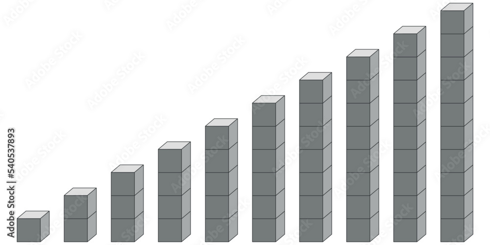 Counting blocks for math 1 to 10. Counting to ten. Numbers blocks ...