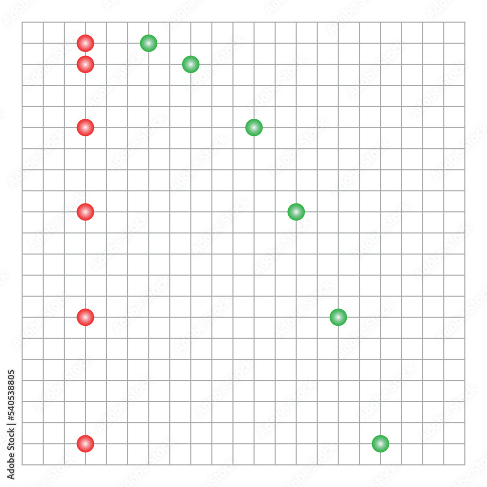 Strobe of free fall and projectile motion diagram. Scientific vector ...