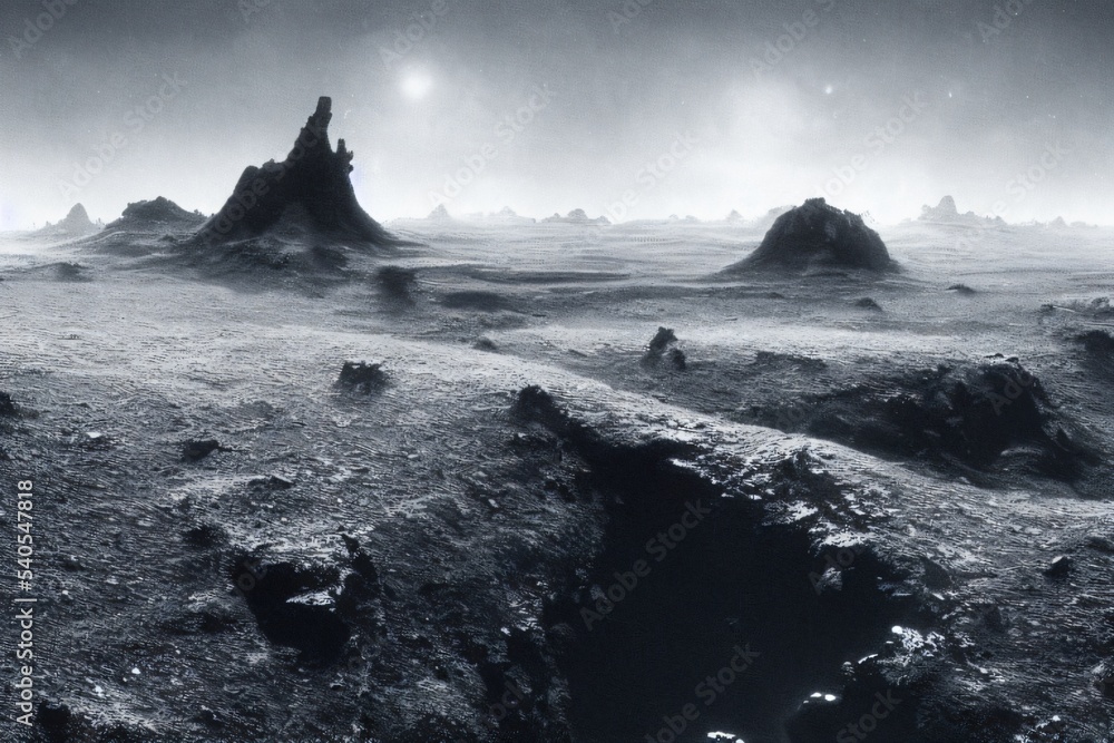 Dark Desolate Landscape