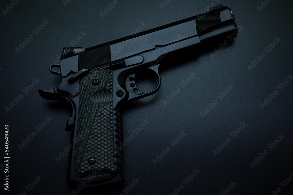 Pistol m 1911, caliber 45 acp Stock Photo | Adobe Stock