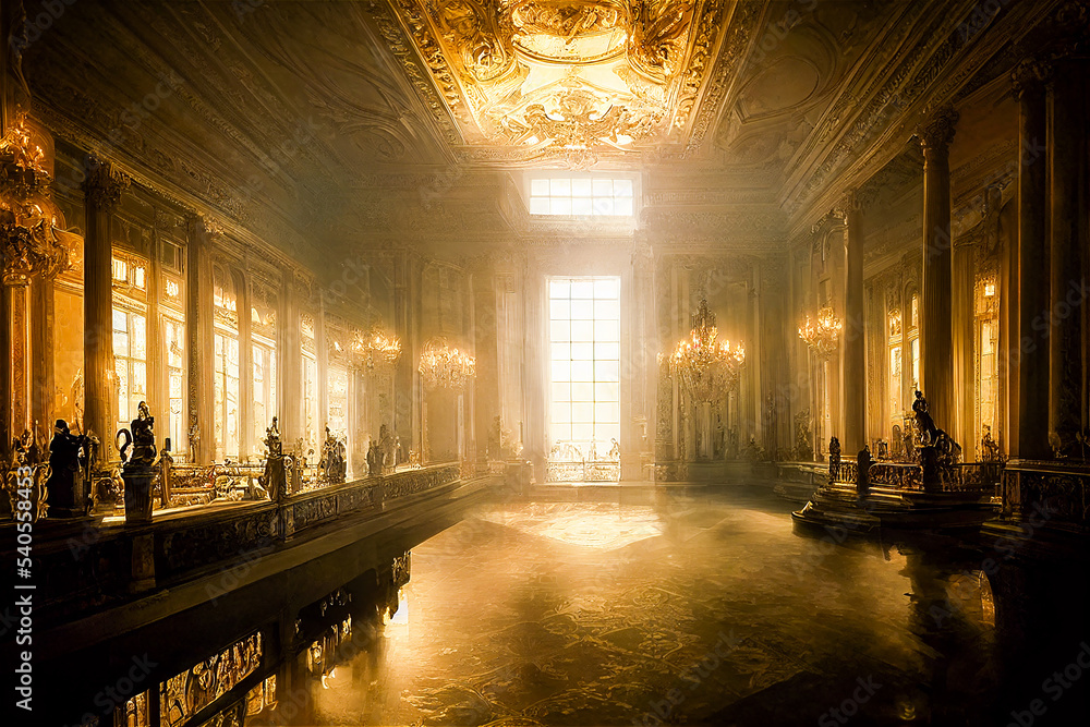 ภาพประกอบสต็อก Versailles like palace ภาพ | Adobe Stock