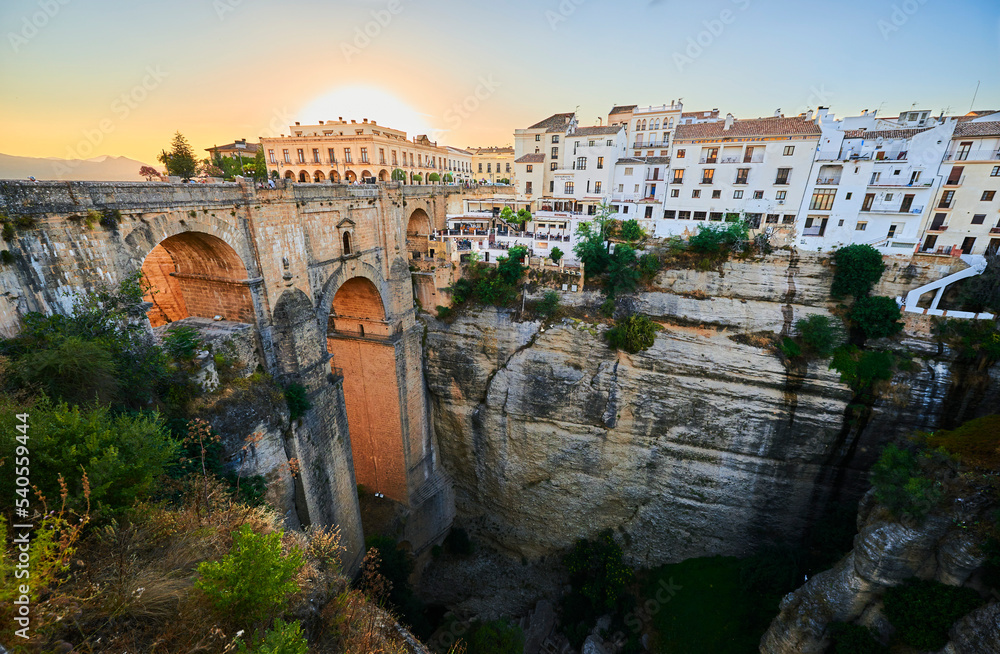 Bridge at sunset Stock Photo | Adobe Stock