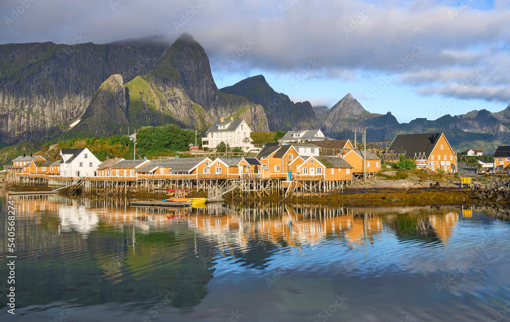 Rorbu, a fisherman cabins, one of the most recognizable symbols of ...