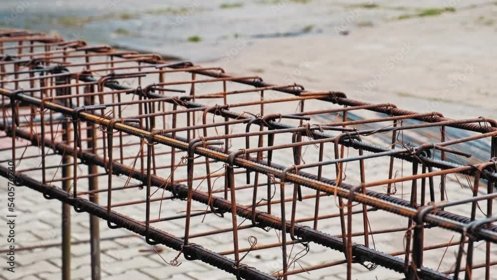 Steel Construction Stirrup Rebar Rod Grid Mesh for Reinforced Concrete ...
