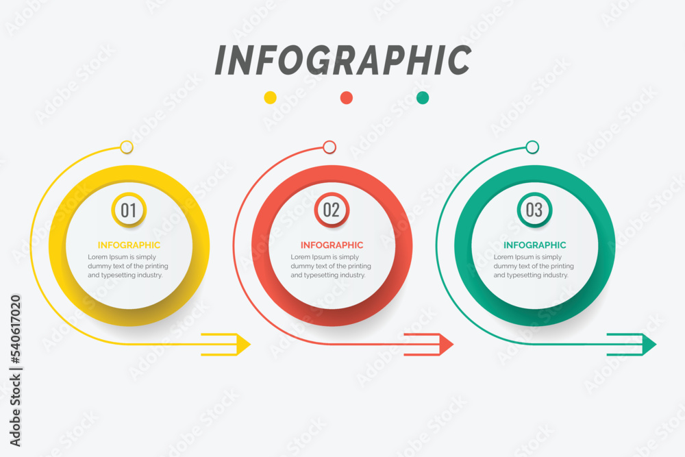Business data visualization. Process chart. Abstract elements of graph ...