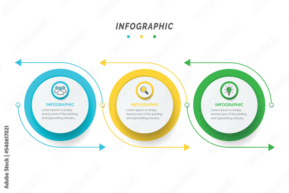 Business data visualization. Process chart. Abstract elements of graph ...