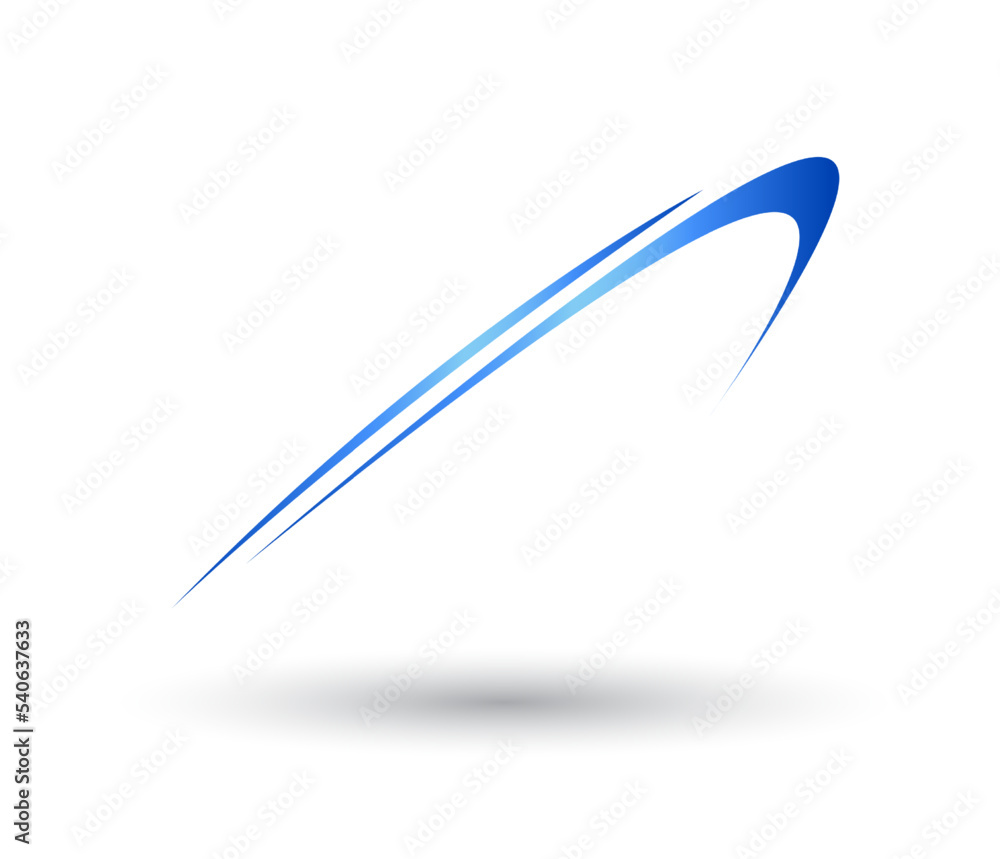 swoosh logo. Abstract Swoosh Logo Design Template Stock Vector | Adobe ...