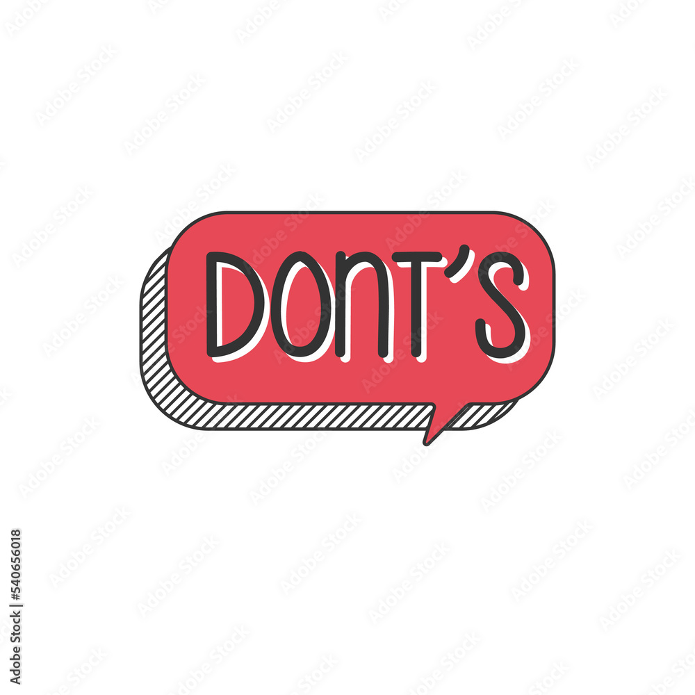 Don't or Good and Bad Icons w Positive and Negative Symbols Stock ...