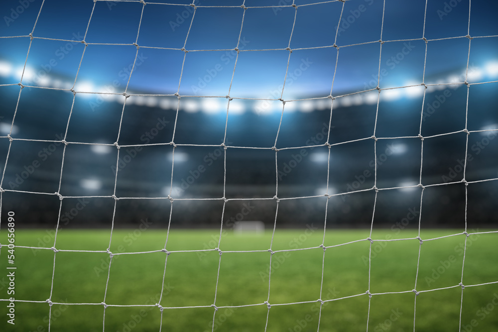 Soccer Goal Net Background