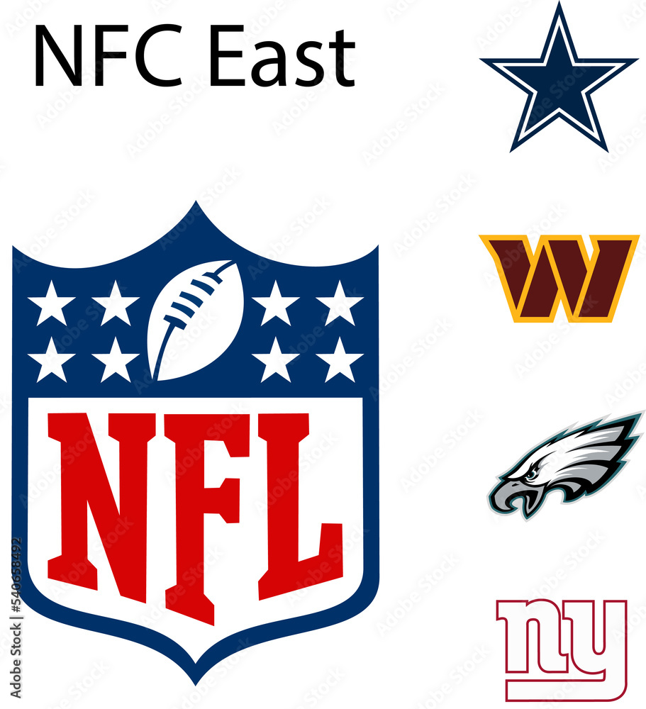 National Football League NFL, NFL 2022. NFC East. Dallas Cowboys ...
