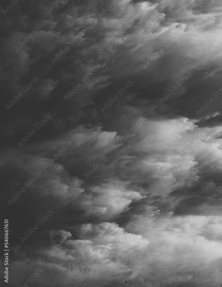 Fondo natural con varias nubes de tormenta en tonos oscuros foto de ...