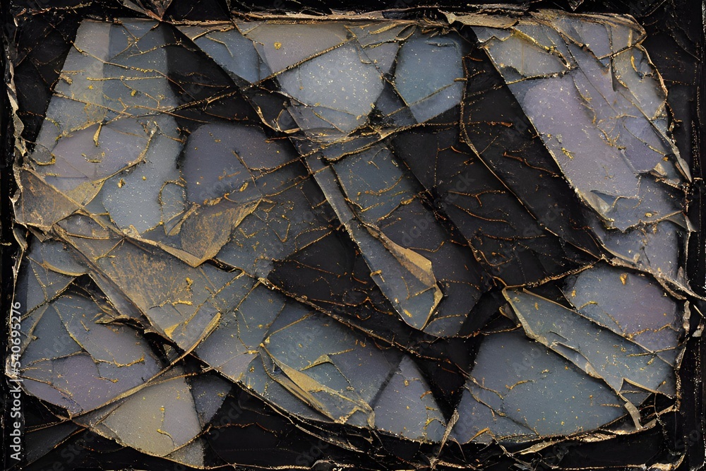 Shuttered surface broken material texture 3d illustration Stock ...