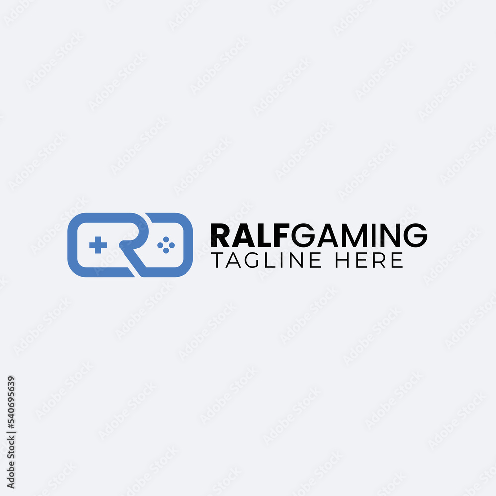 letter r gaming logo, logo is a combination mark logo that includes the ...