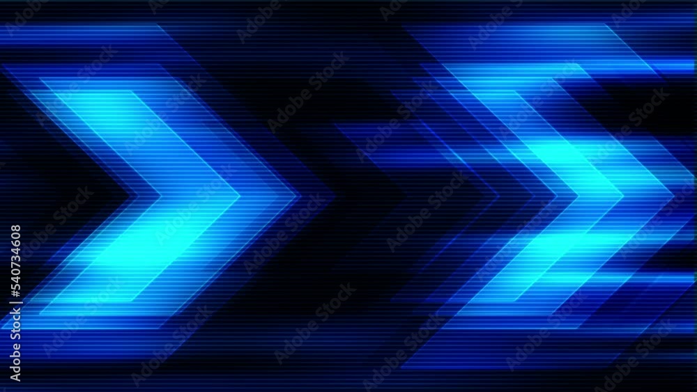 Blue arrows looping abstract 4K animated background Stock Video | Adobe ...