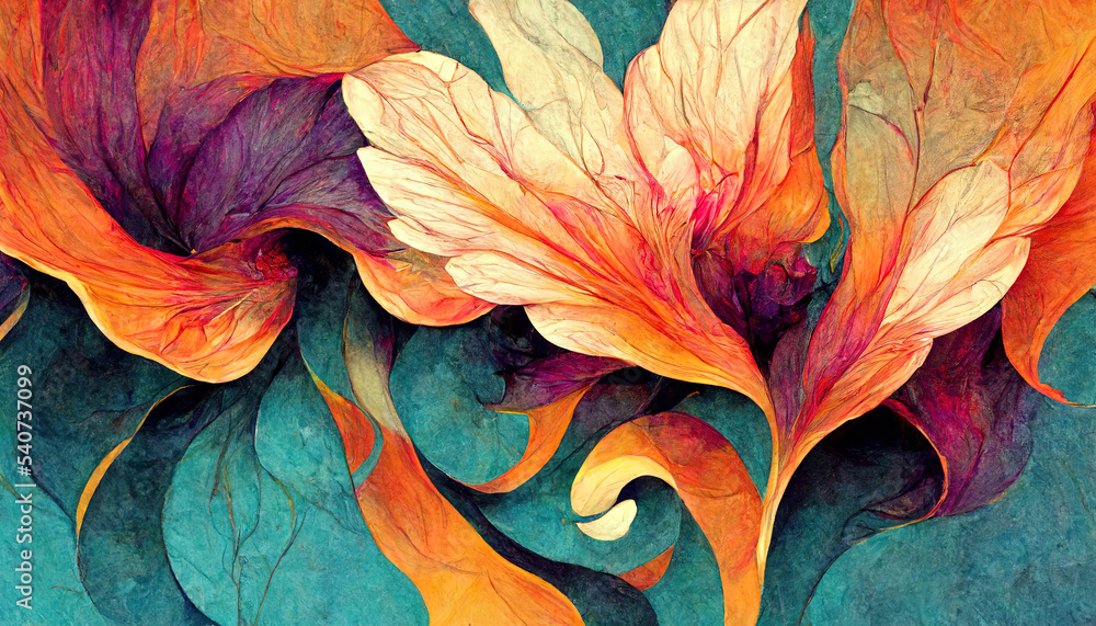Floral background with soft pastel colors. organic, colorful flowers ...
