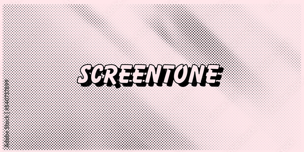 Screentone or halftone background for comics and manga design. Stock ...