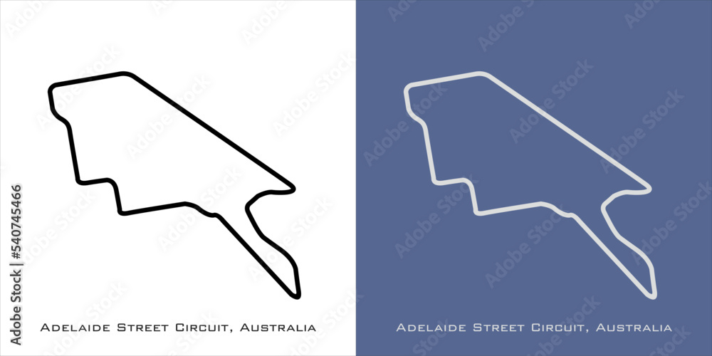 Adelaide Street Circuit, Australia for formula one F1, motorsport, GP ...