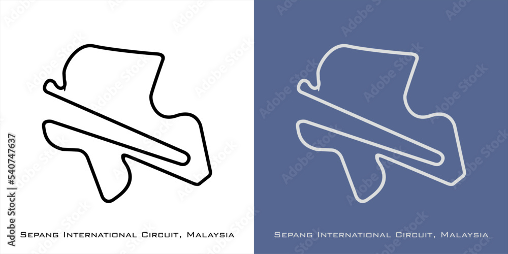 Poster Sepang International Circuit Malaysia for formula one F1 ...