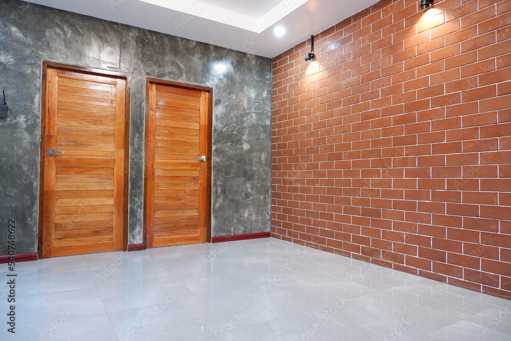 Foto de brick wall from bricks showing a semi-modern feel Made to show ...