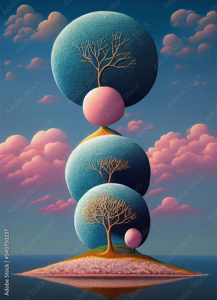 surreal fantasy land, whimsical fantasy world, digital art ...