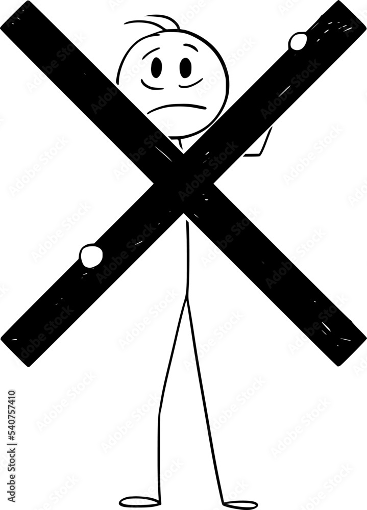 Censored Person, Concept of Censorship or No Freedom of Talk, Vector ...