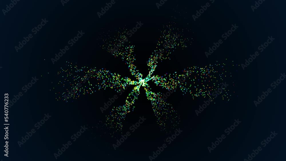 Colorful Cross Particle Background animation will blow your mind! Stock ...