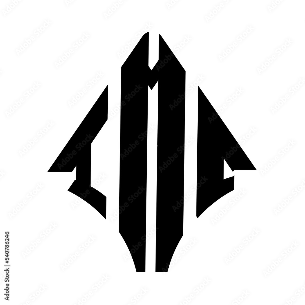 IMC logo. IMC logo letter logo design vector image. IMC letter logo ...