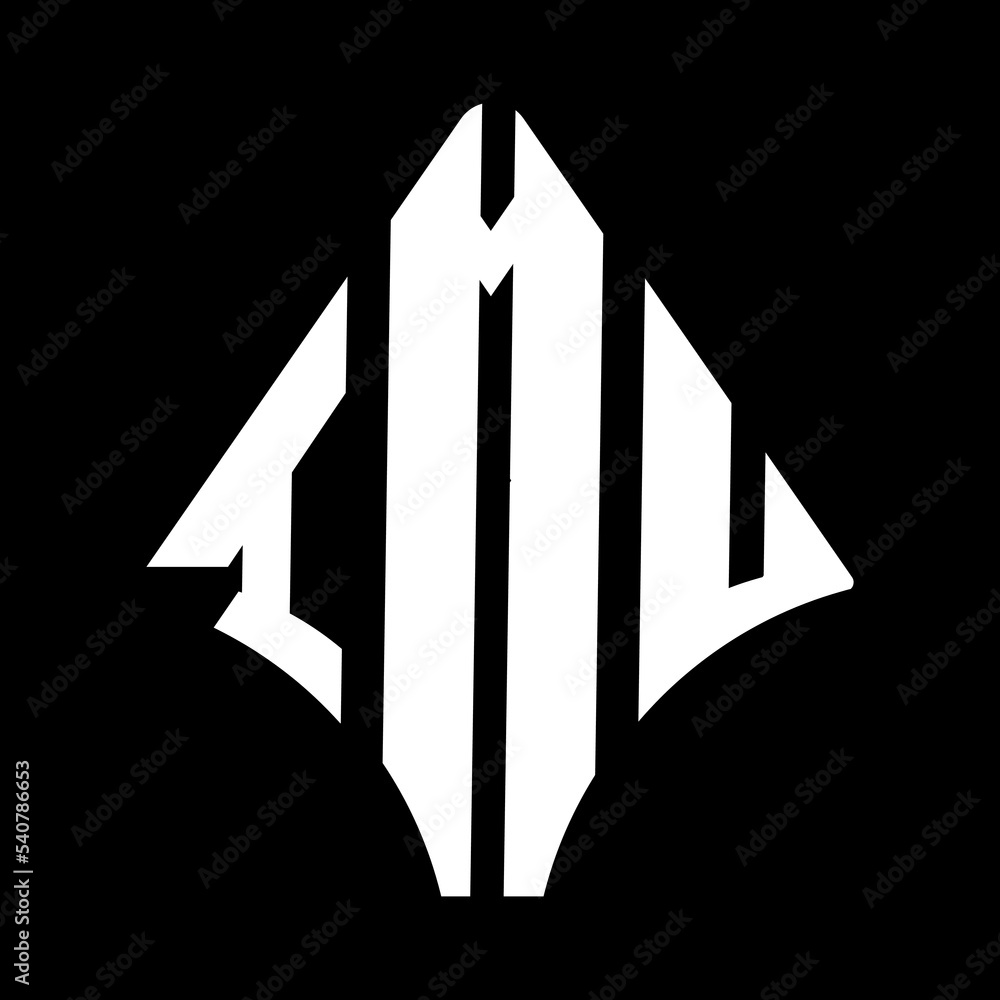 IMU logo. IMU logo letter logo design vector image. IMU letter logo ...