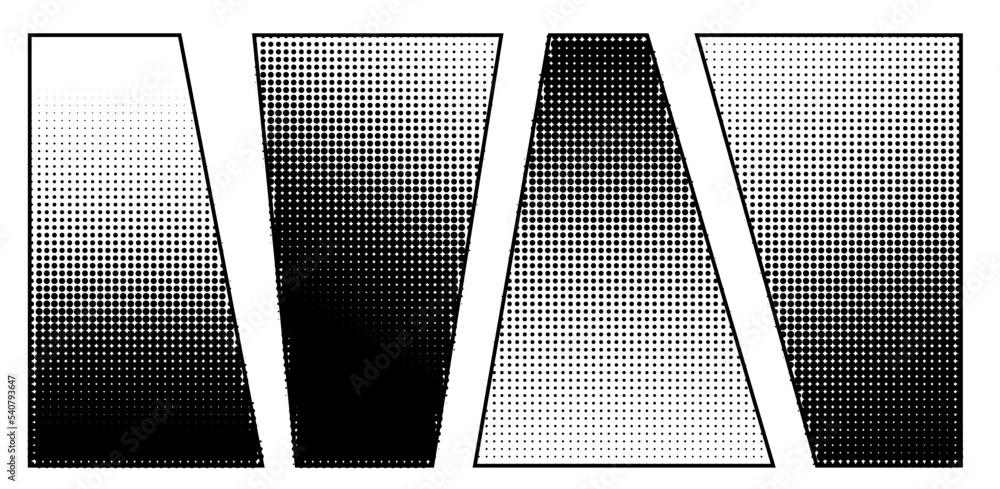 Screentone or halftone background for comics and manga design. Stock ...