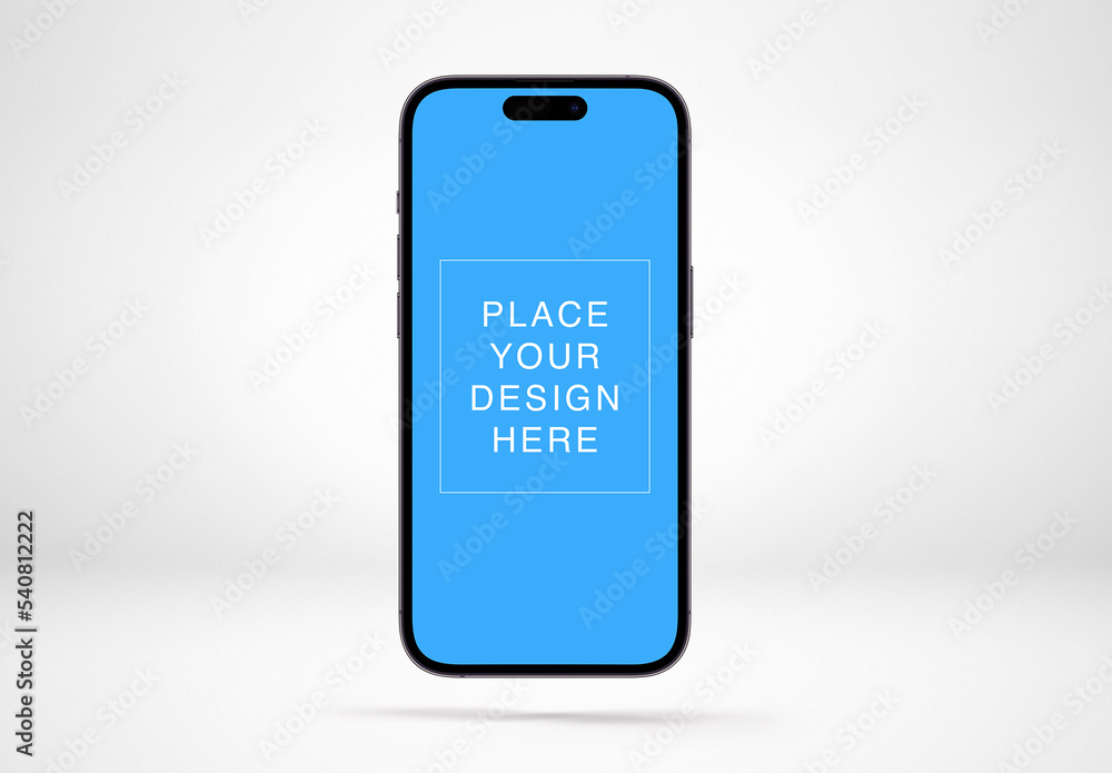 Smartphone Screen Mockup Stock Template | Adobe Stock