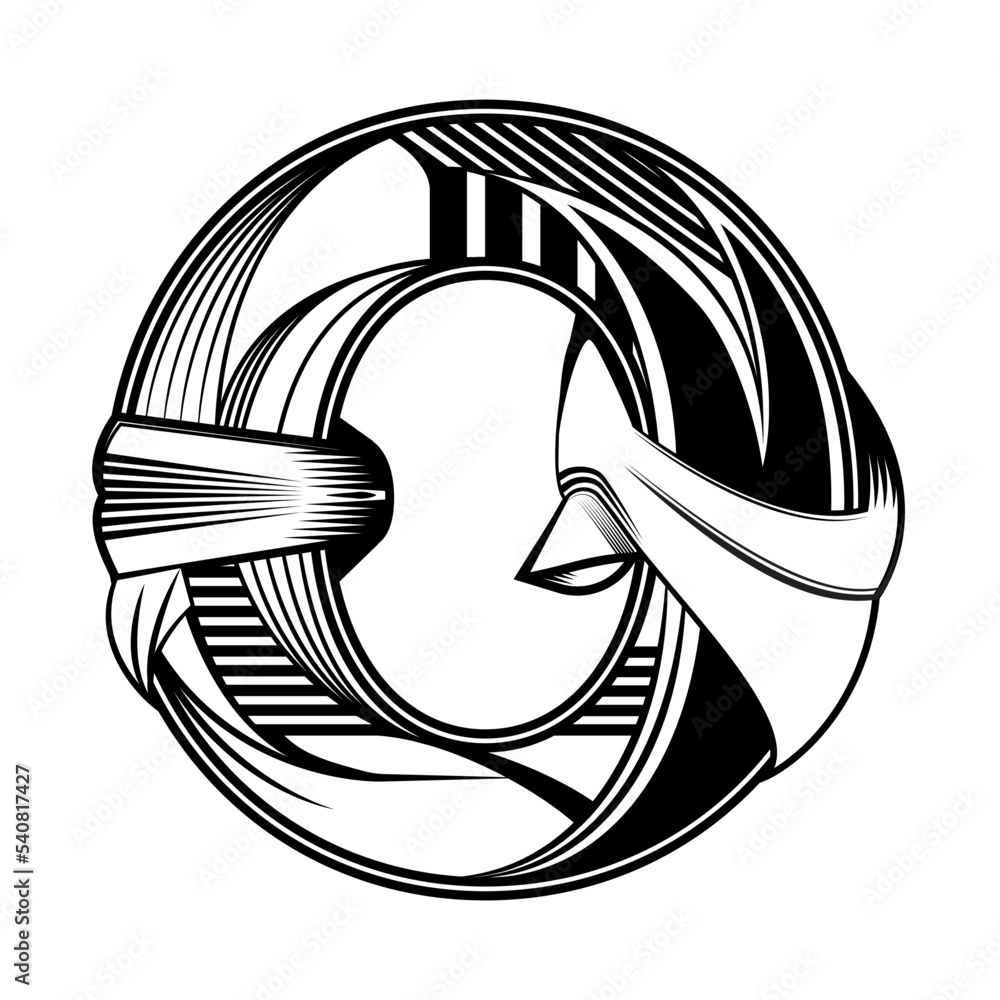 Capital letter, Letra ilustrada con estilo neo barroco, puede ...