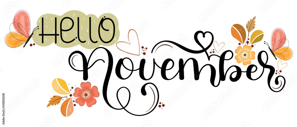 Month November Clipart
