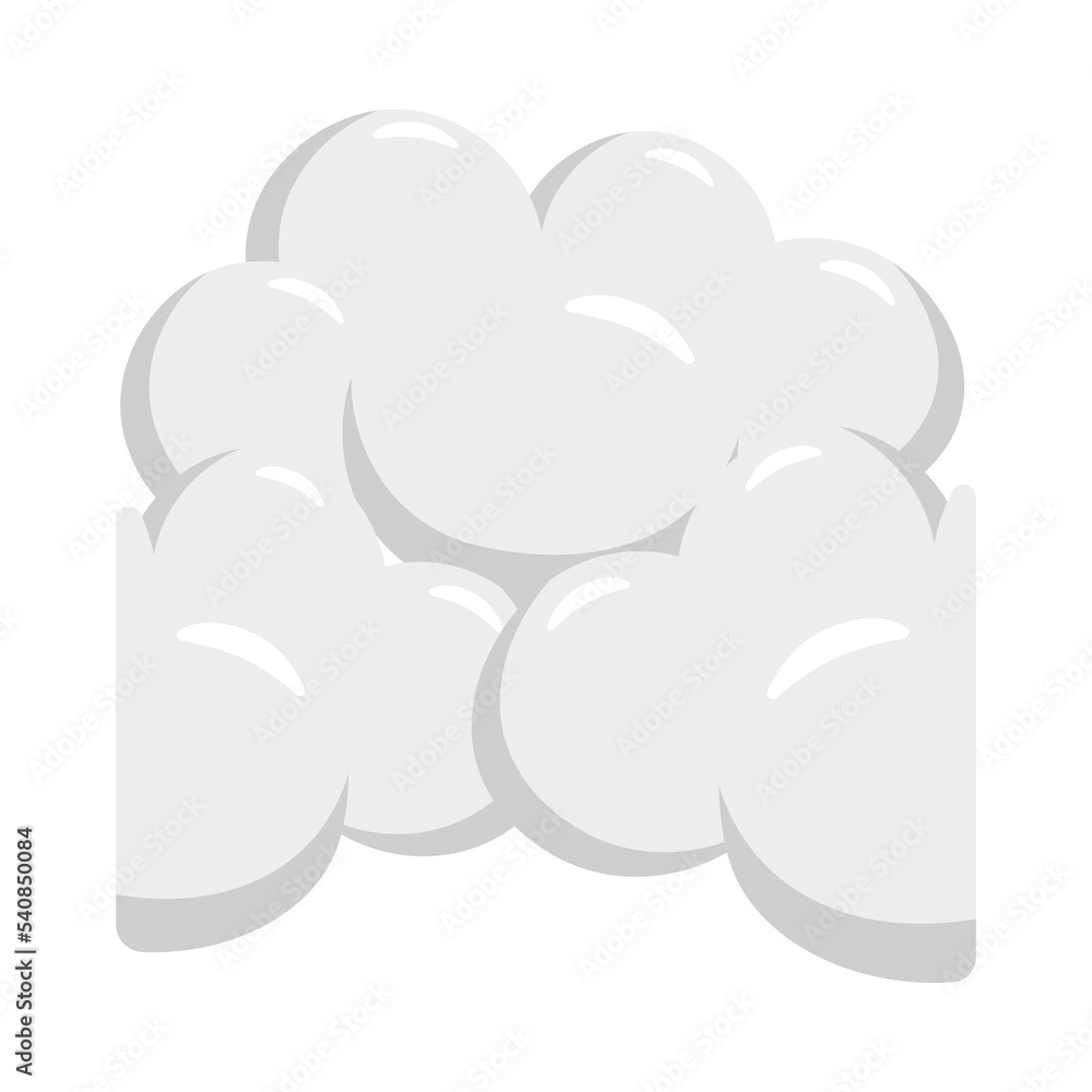 Fog Sign Emoji Icon Illustration. Foggy Vector Symbol Emoticon Design ...