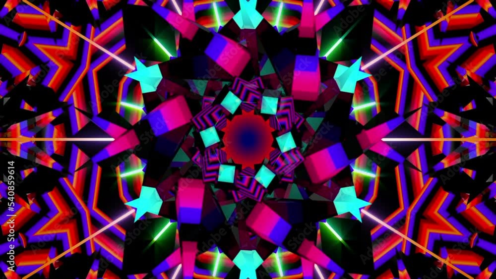 Concert Elements Panel with the LED bulb. 4k Abstract background art ...