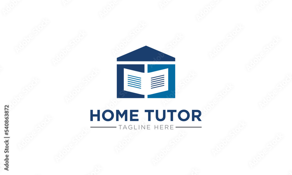 House school education logo design. Student housing logo template. Home ...