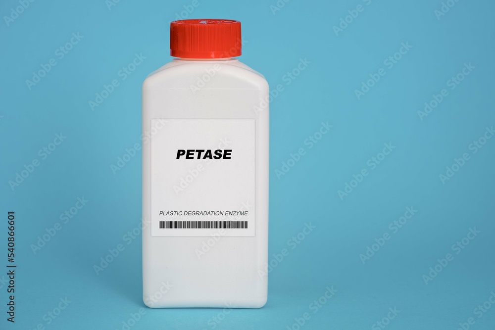 PETase. Sample of Plastic-Eating Microbial Enzyme ภาพถ่ายสต็อก | Adobe ...