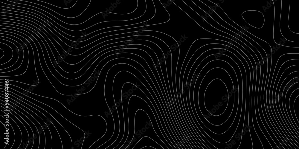 Topographic map background concept. Topo contour map. Rendering abstract illustration. Vector ...
