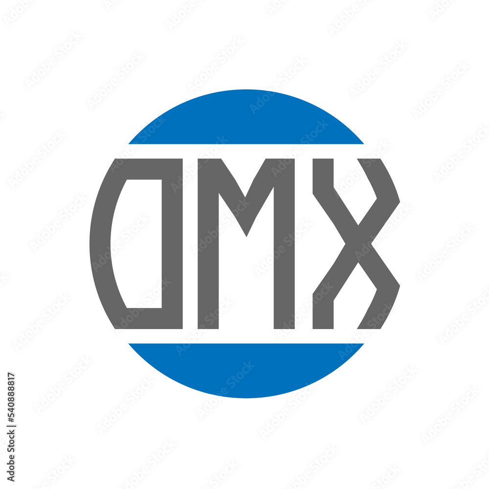 OMX letter logo design on white background. OMX creative initials ...