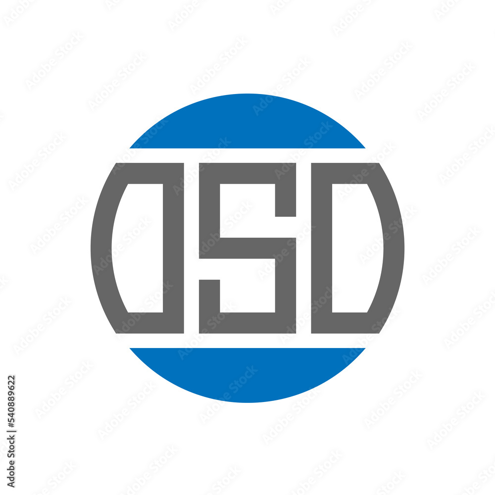 OSO letter logo design on white background. OSO creative initials ...