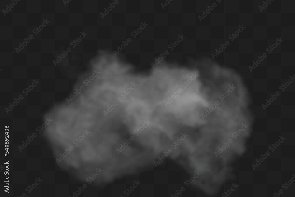 Vector realistic isolated smoke effect for decoration and covering on ...