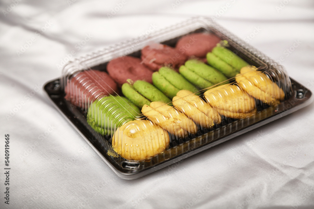 Colored cookies close-up Stock-Foto | Adobe Stock