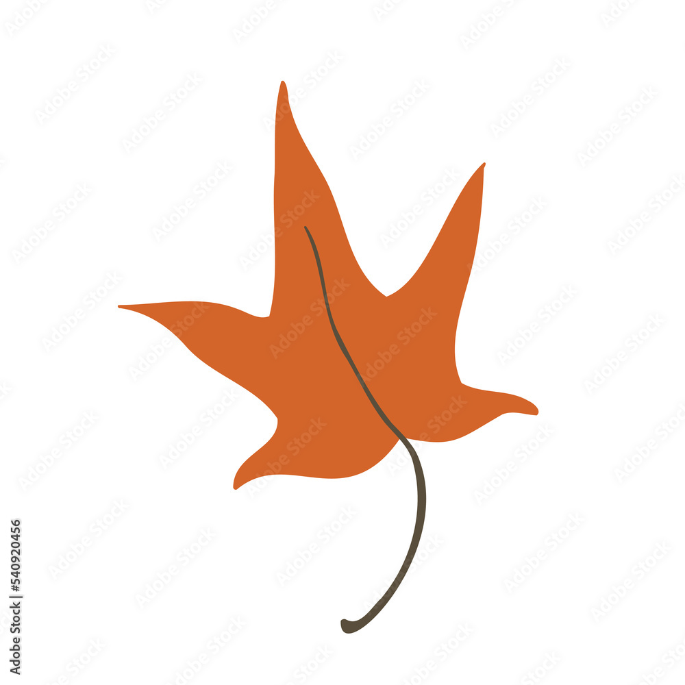 Fall illustrations with leaves, autumn clipart, vector illustration in ...
