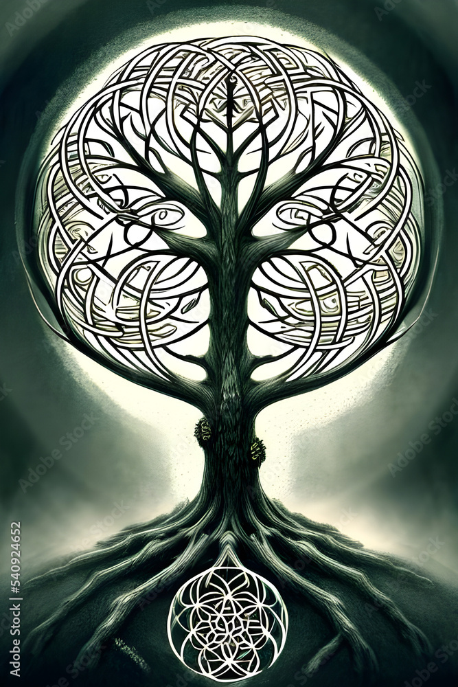tree of life / spiritual tree - garden of eden - tree of the knowledge ...