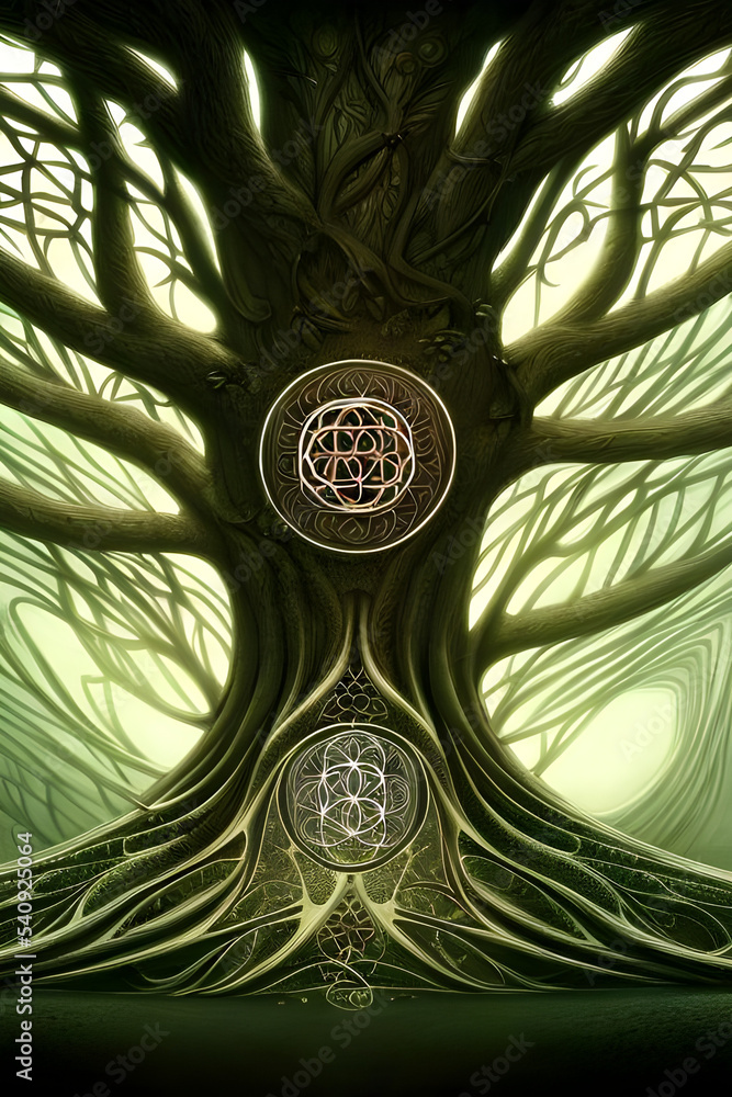 tree of life / spiritual tree - garden of eden - tree of the knowledge ...