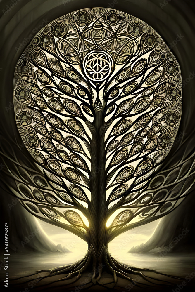 tree of life / spiritual tree - garden of eden - tree of the knowledge ...