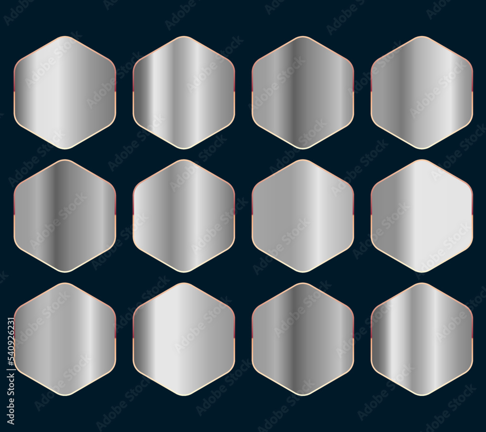 The collection gradients grey color swatch for creative background ...