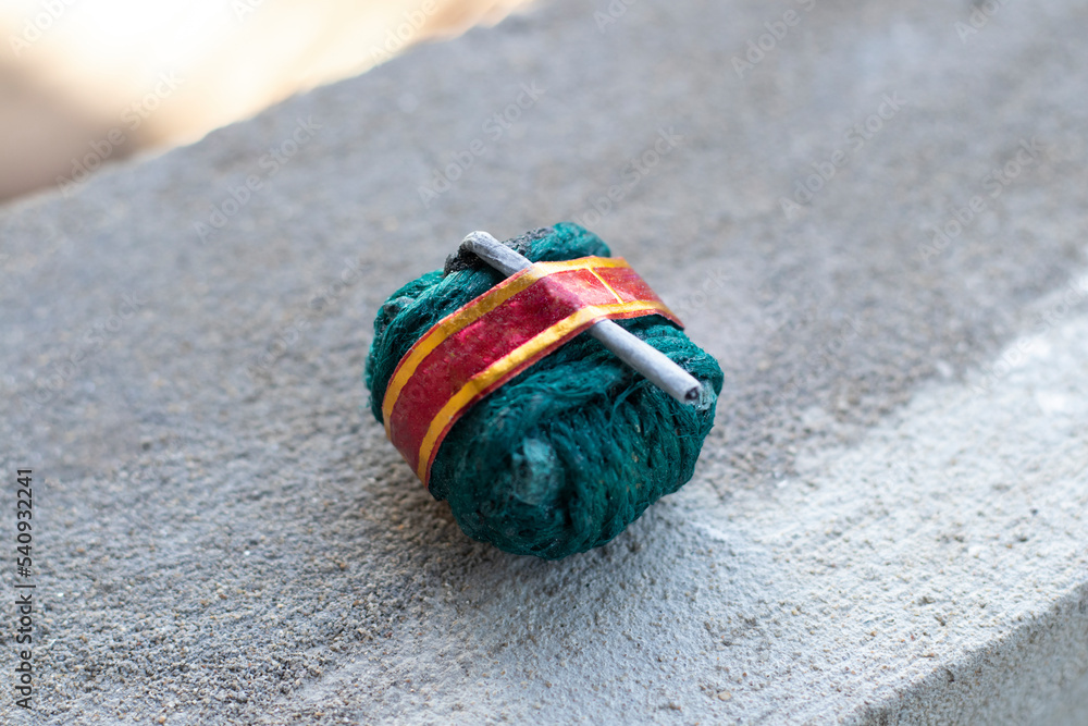 diwali fire bomb cracker, pataka Stock Photo | Adobe Stock