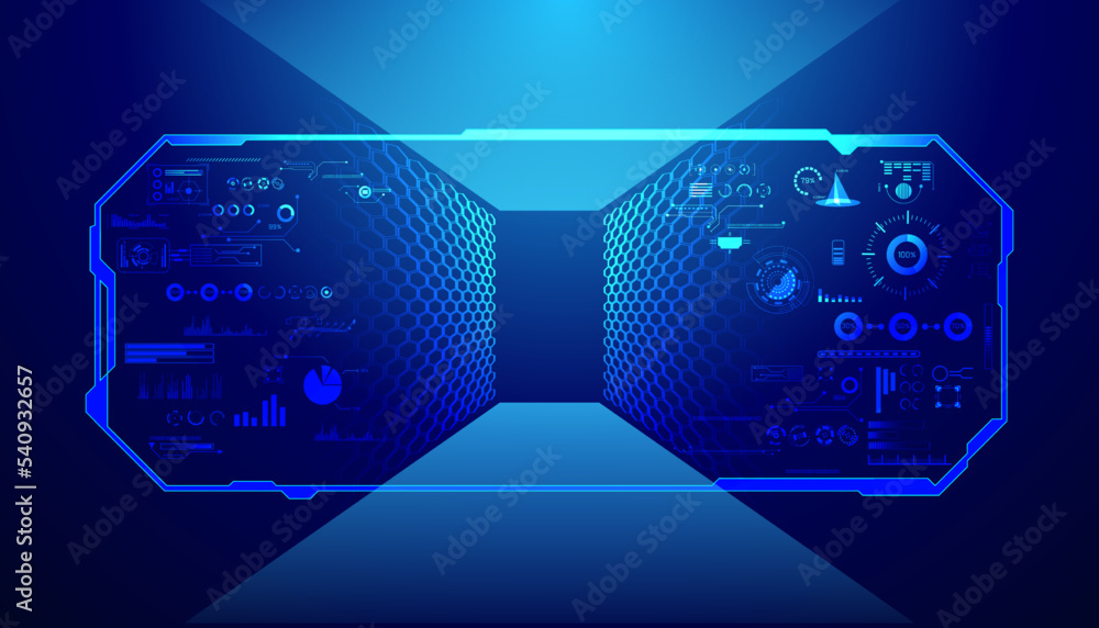 abstract technology ui futuristic concept hud interface hologram ...